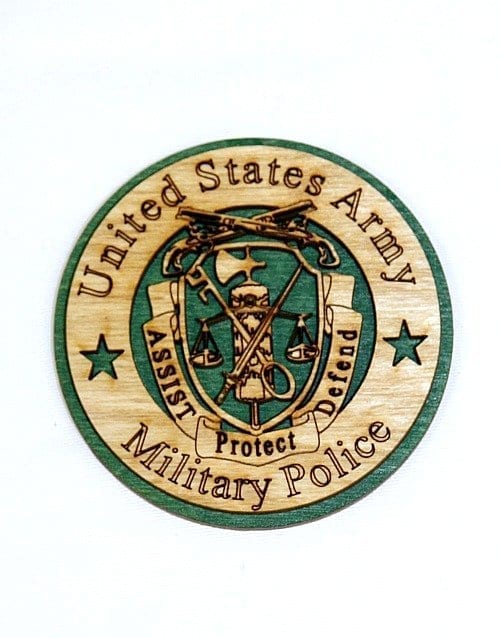 Regimental Crest Custom Laser Magnet - Military Police Regimental ...