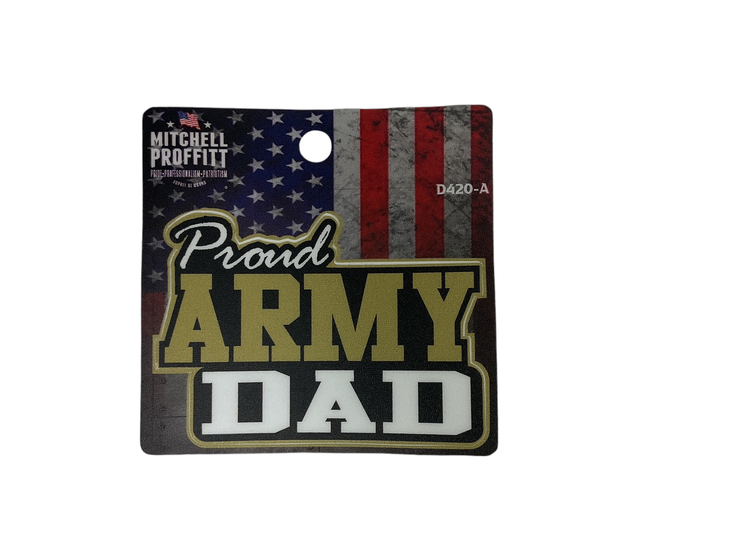 Proud Army Dad Sticker - Military Police Regimental Association