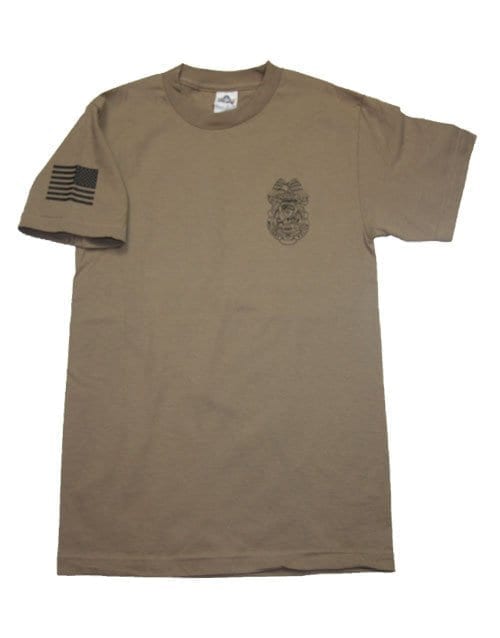 Military Police Raid Classic Short Sleeve T-Shirt - Coyote Brown ...