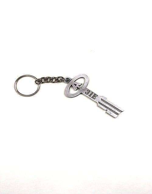 Pewter Keychain: Folger Adams Key - Military Police Regimental Association