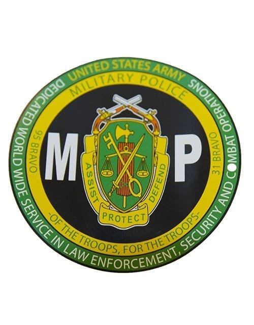 Military Police Decal with Regimental Crest - Military Police ...