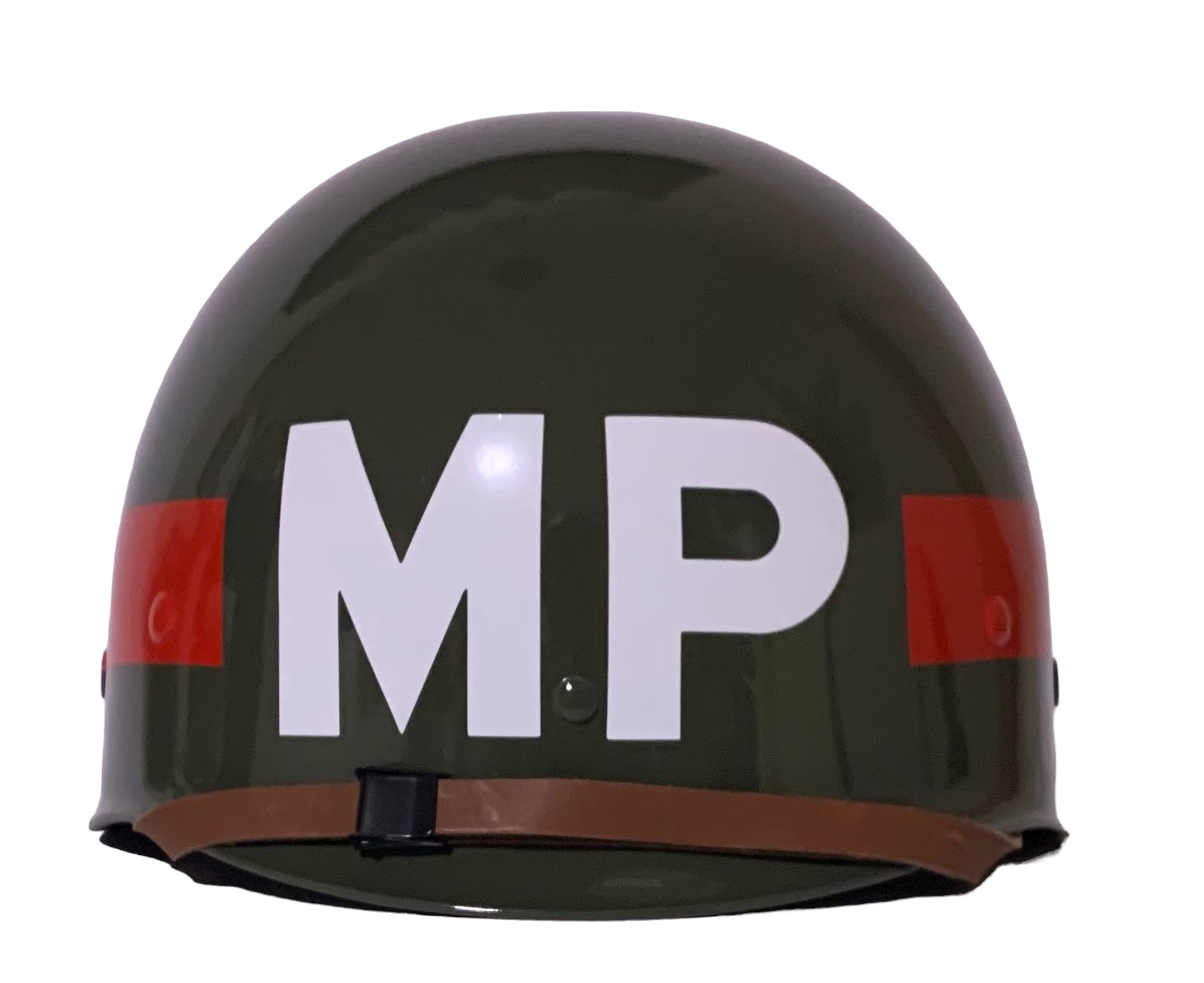 MP Replica Helmet Liner in Glossy OD Green - Military Police Regimental ...